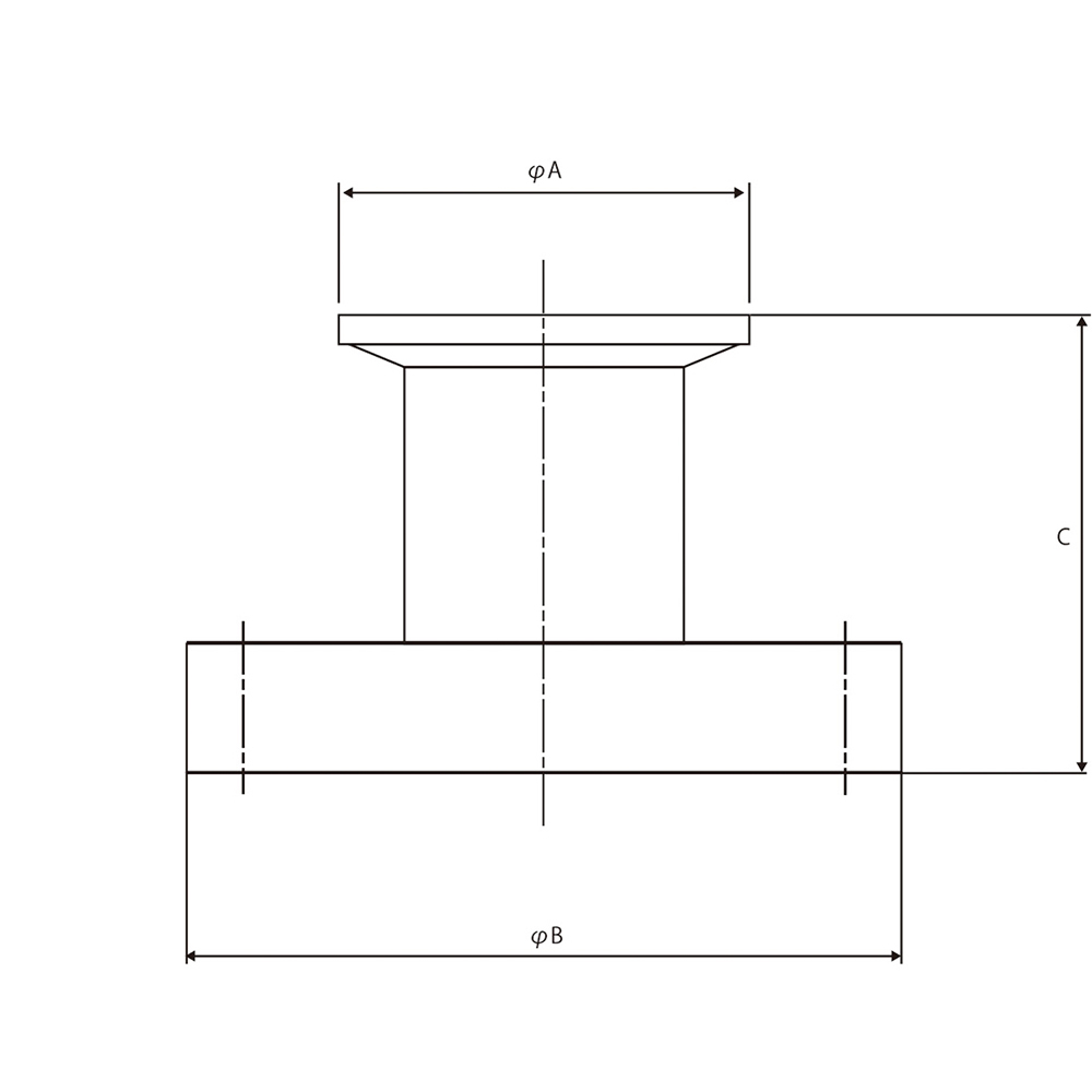 4-5085-04 NW ICF変換ニップル NW25/ICF70